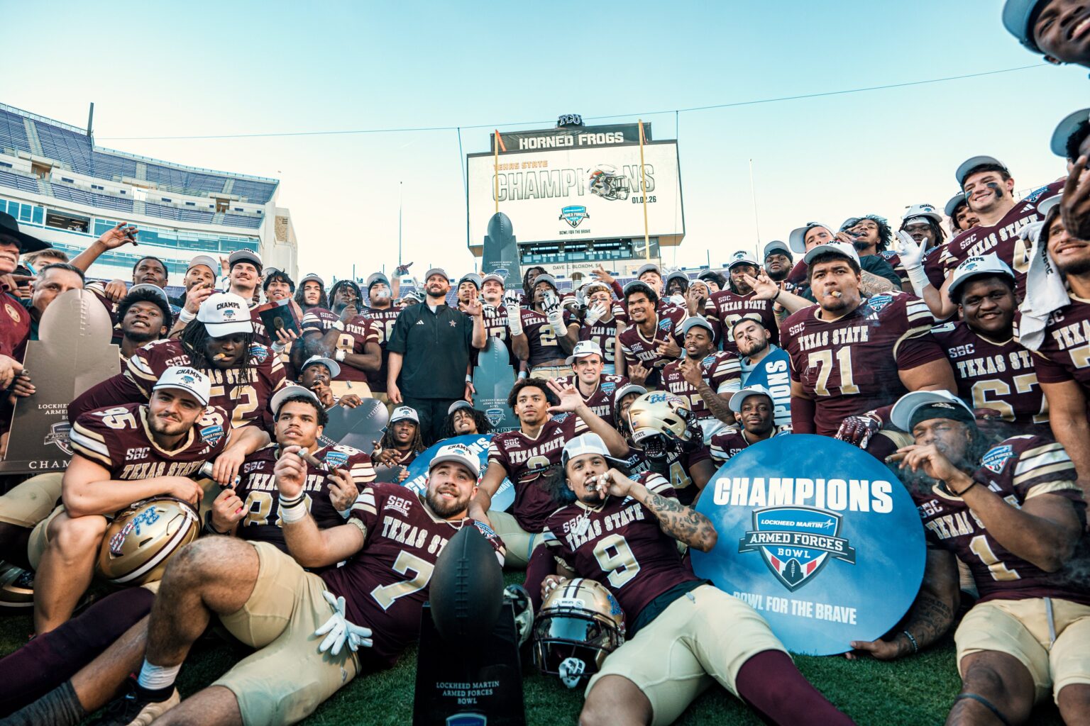 Texas State Caps Up-and-Down Season With Dominant Bowl Win Over Rice ...